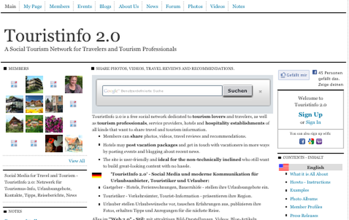 TouristInfo 2.0: Social Media for Tourist Information and Photo Sharing ...