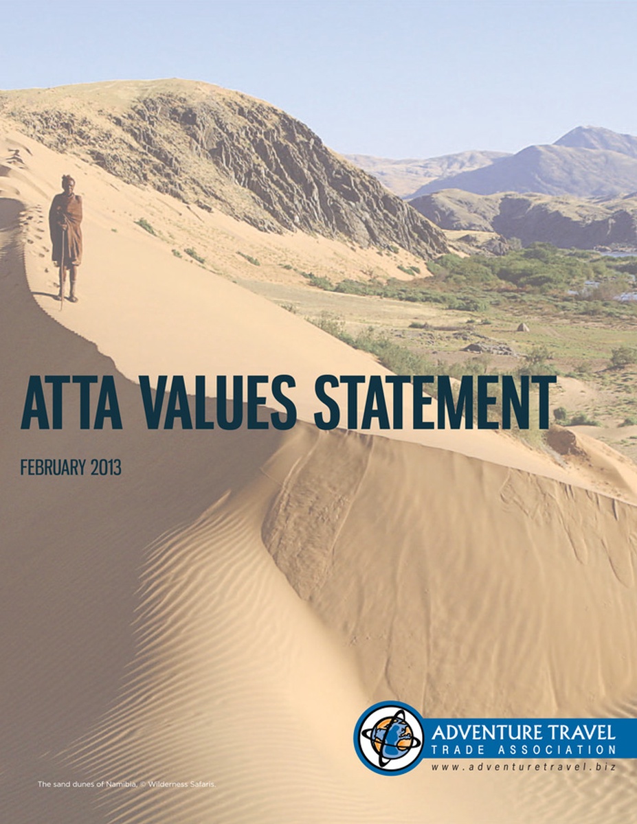 Adventure Travel Trade Association Recognizes Values Statement ...