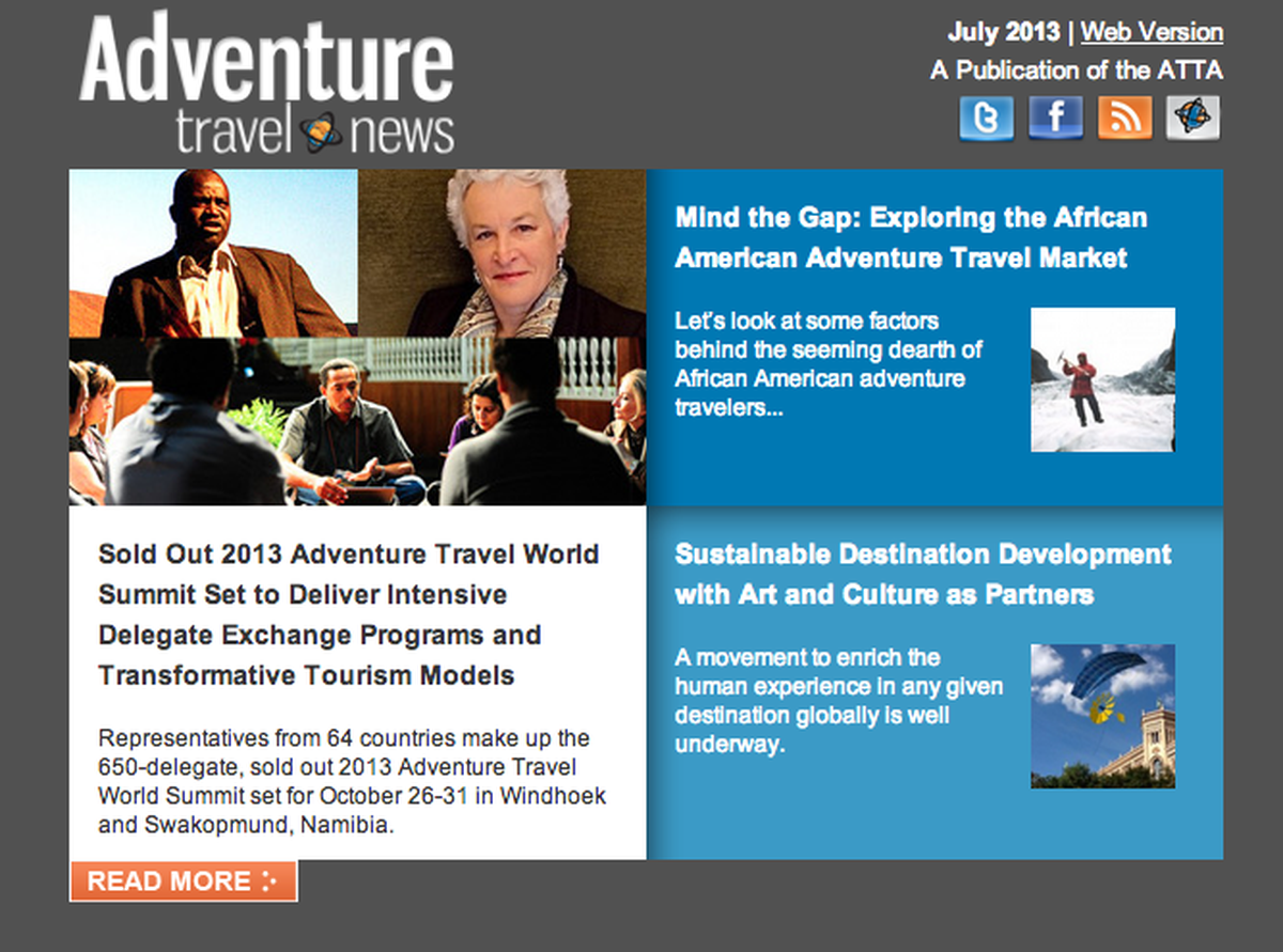 New AdventureTravelNews - Two Versions and Weekly! | Adventure Travel ...